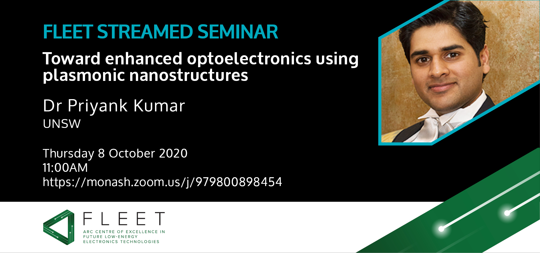 FLEET Research Seminar: Priyank Kumar – Toward enhanced optoelectronics ...