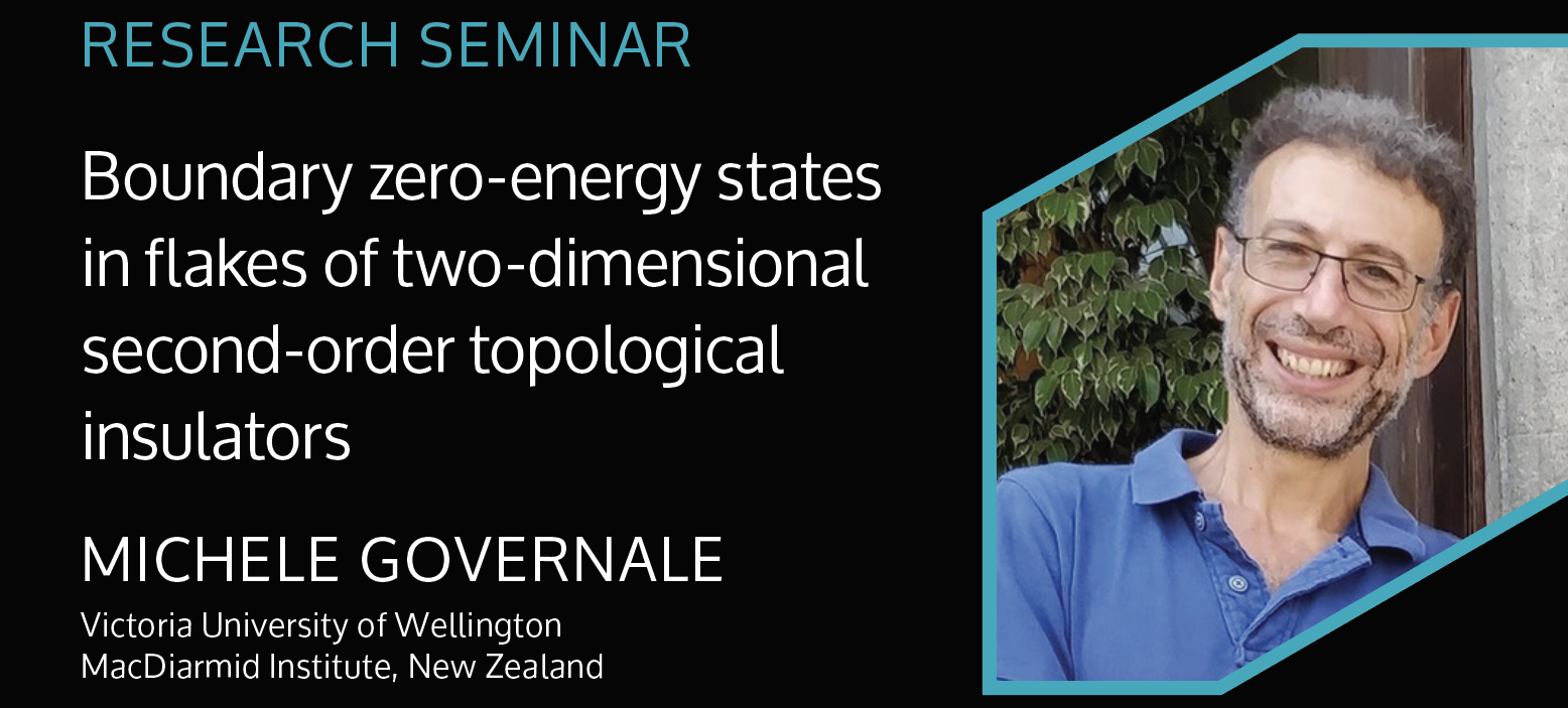 FLEET seminar: Zero-energy states in 2D 2nd-order topological insulator ...